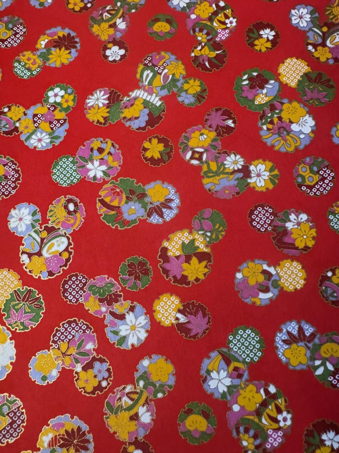 Origami Paper, Chiyogami Paper, Yuzen Paper, Washi Paper. Floral Balls ...