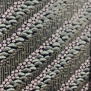 Origami Paper, Chiyogami, Yuzen, Washi. Shochikubai Black Pattern ...