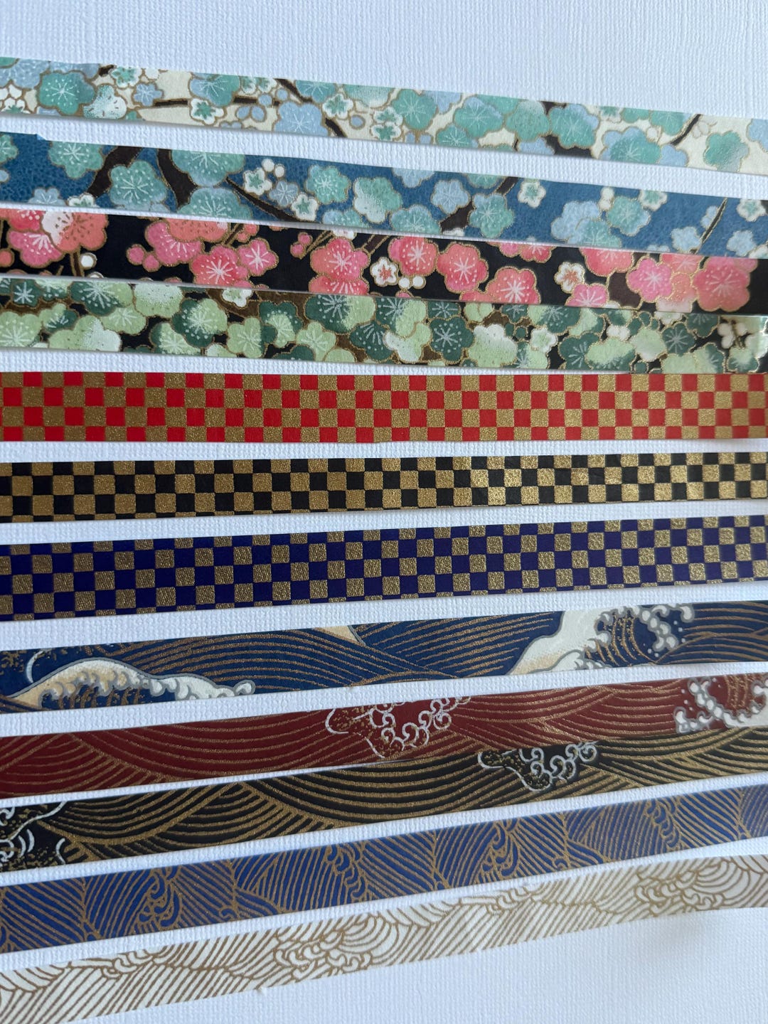 Unique Authentic Gold Foil Washi Tape Strips. Made With Handmade ...
