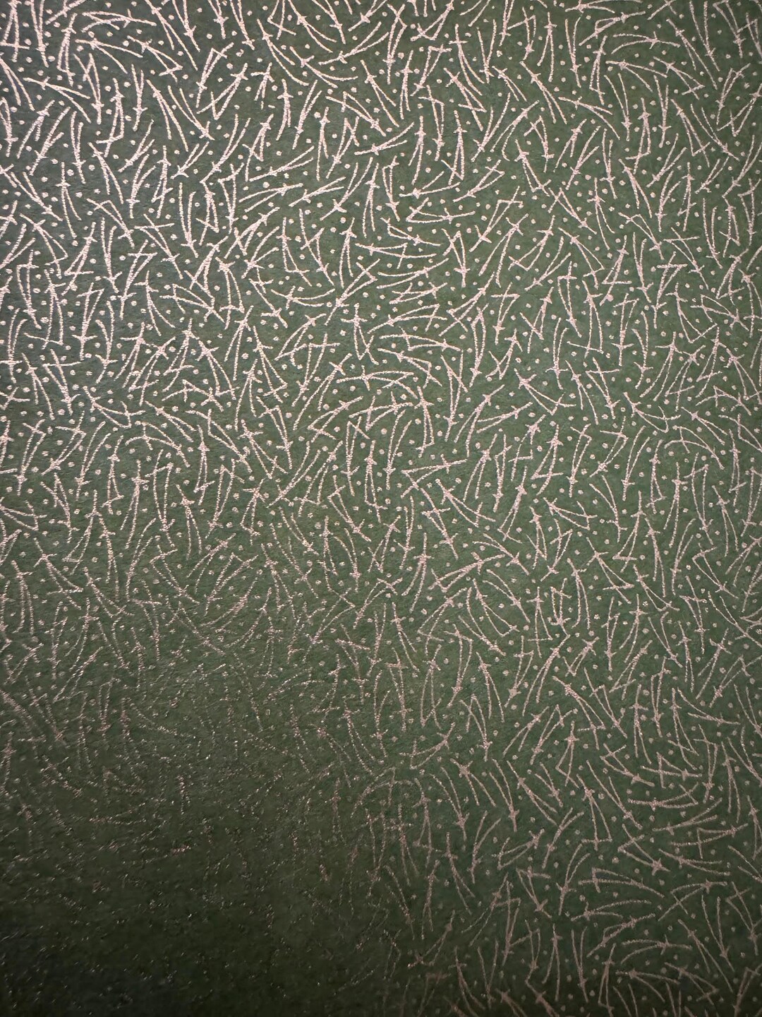 Origami Paper, Chiyogami, Yuzen, Washi. Gold on Green Pattern ...