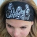 Zombie Headband, Zombies on Black Headband, Stretch Headband, the ...