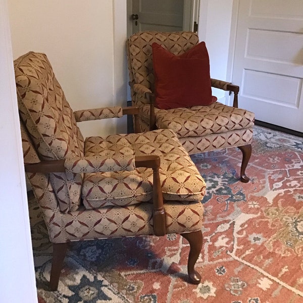 Vintage Tufted Chair - Etsy