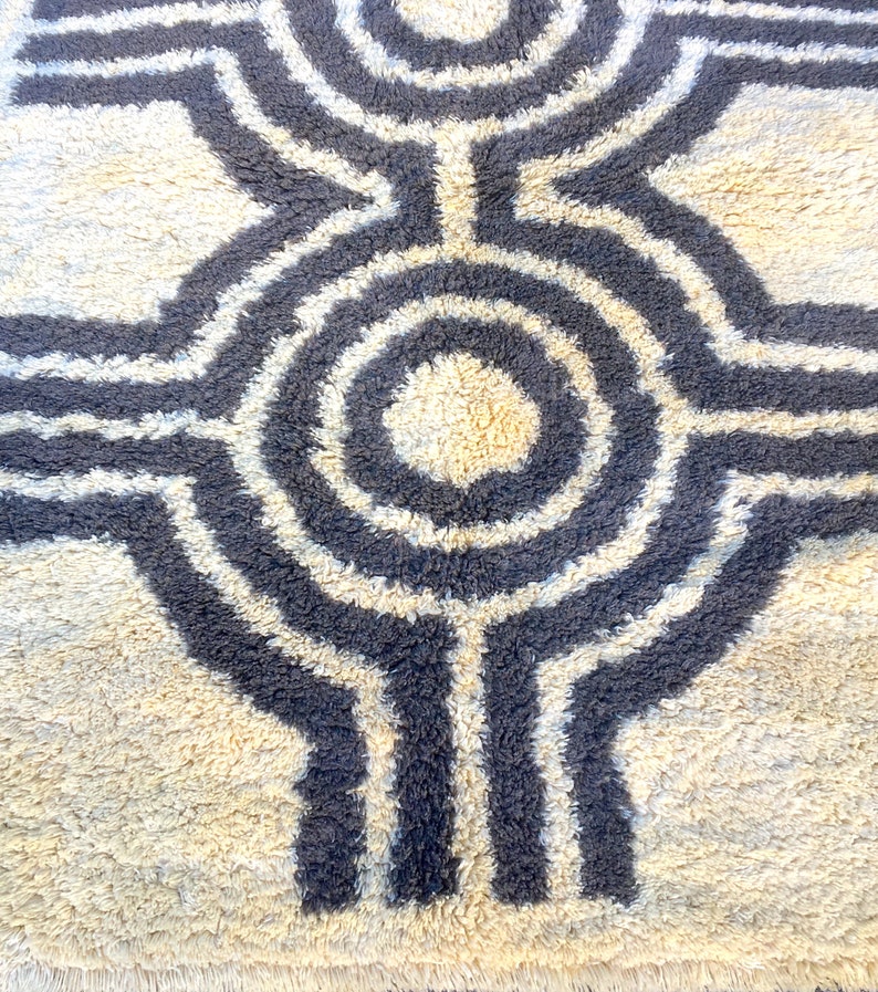 Shag Rug Op Art Rya Rug Shag Carpet - Etsy