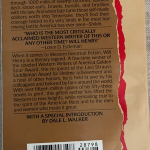 Journey to Shiloh, Will Henry - Etsy