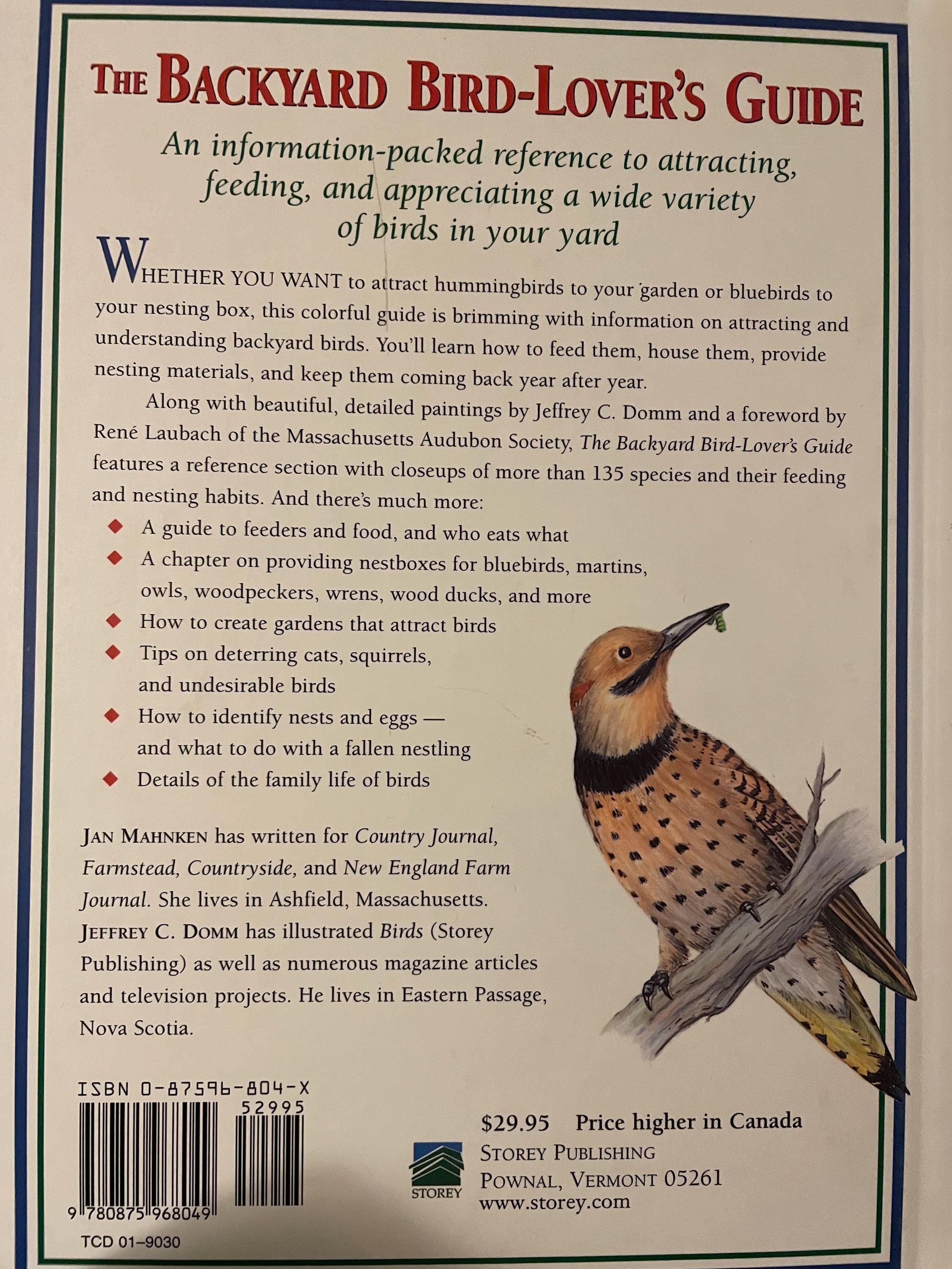The Backyard Bird-lover’s Guide - Etsy