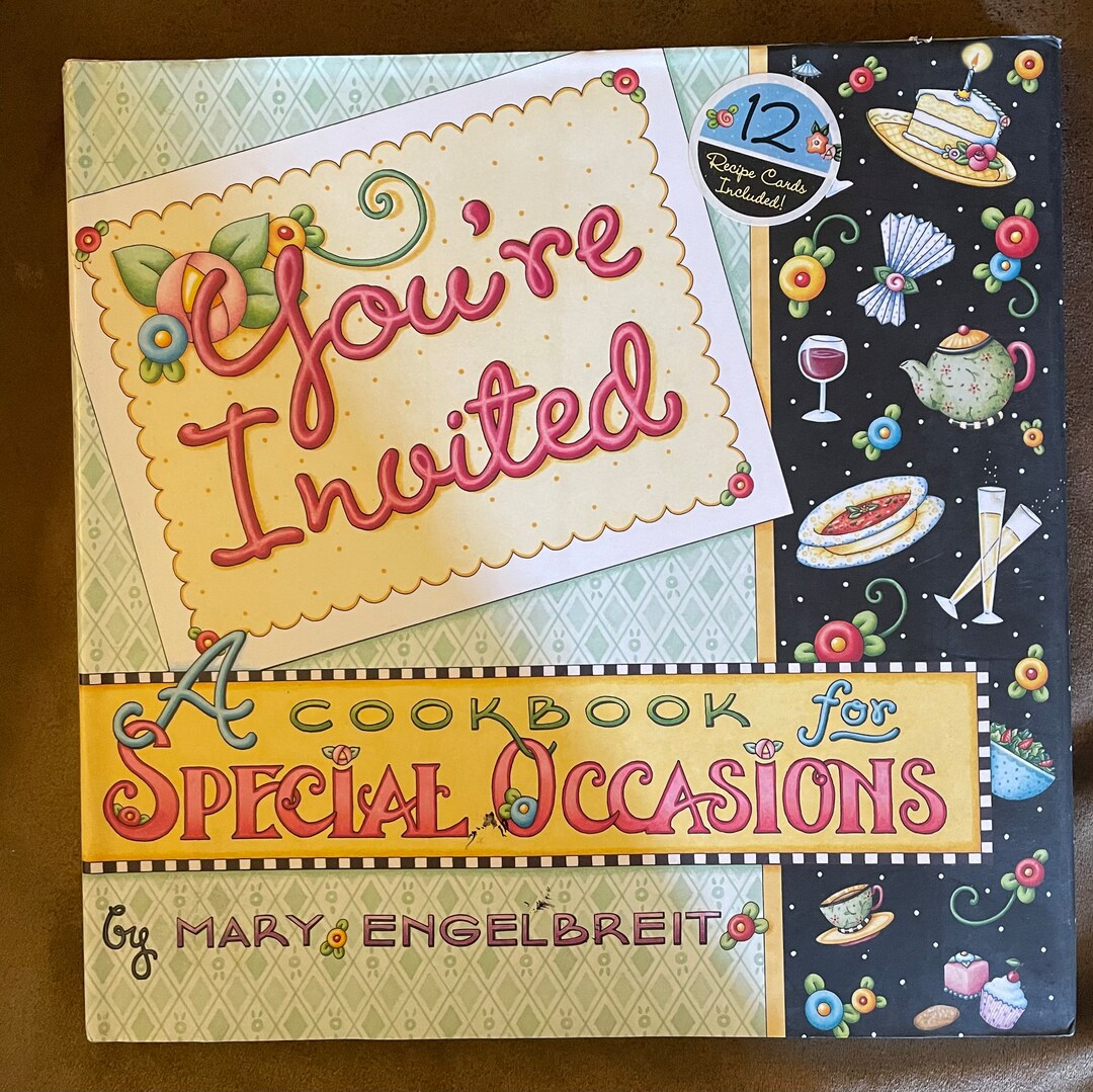 You’re Invited: A Cookbook for Special Occasions by Mary Engelbreit - Etsy