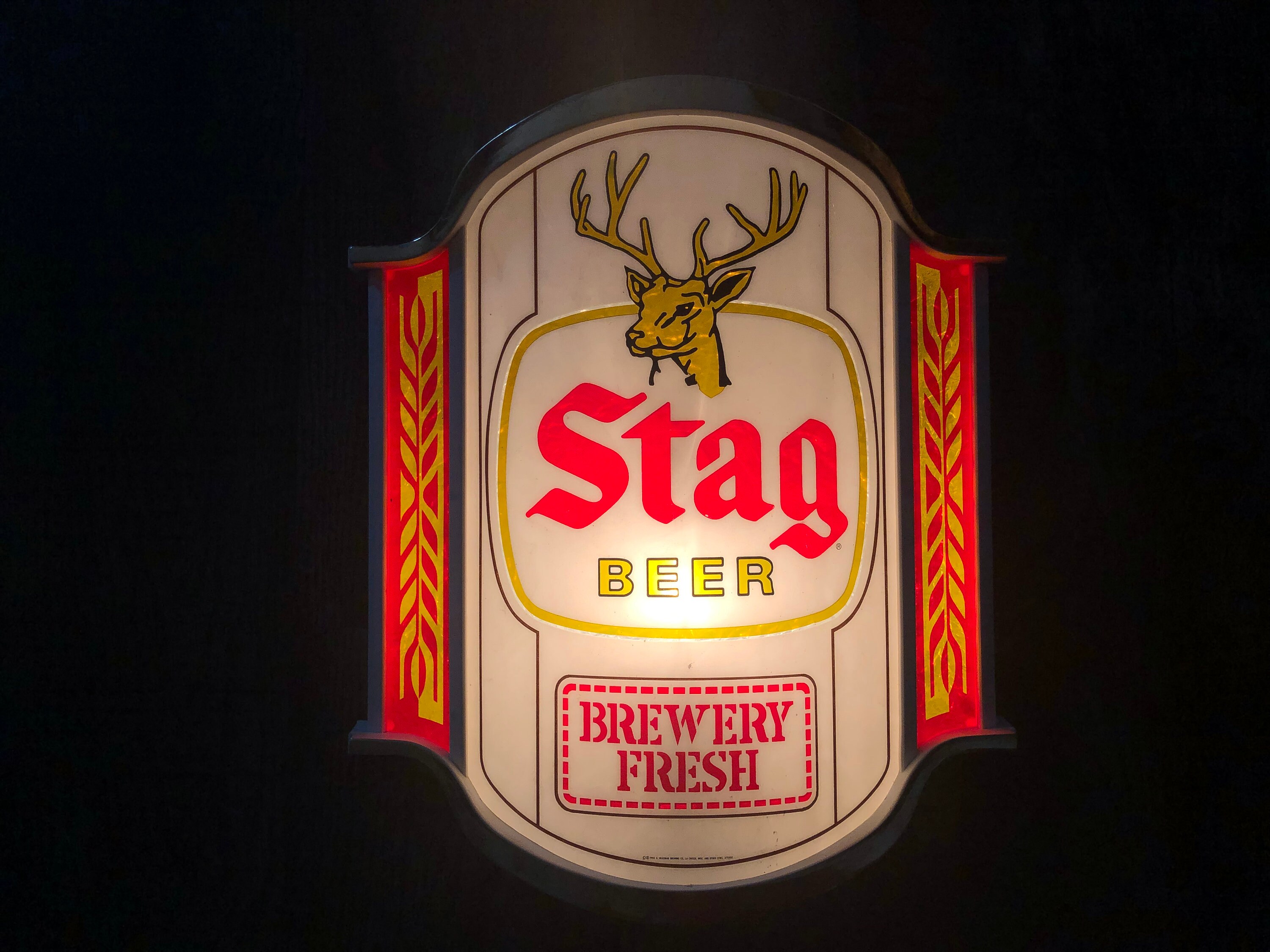 ORIGINAL LOGO Vibrant Color Breweriana: Rare Stag Beer | Etsy