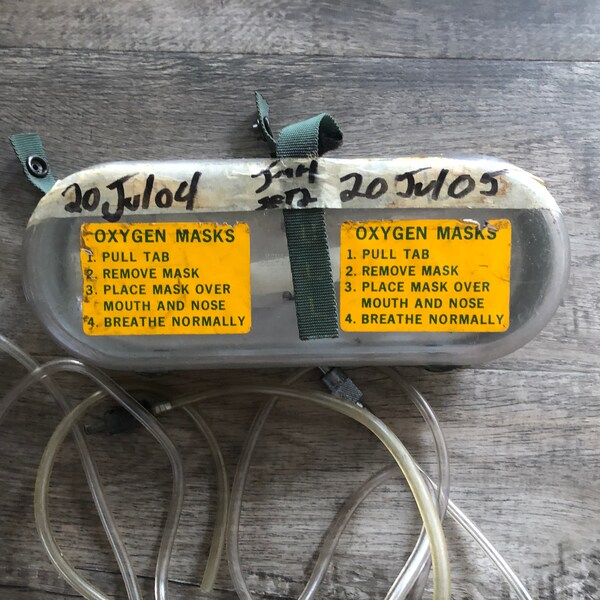 Oxygen Mask Airplane - Etsy