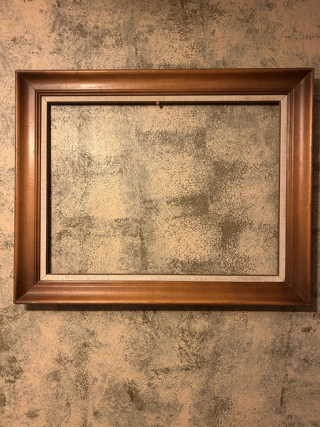 Large Wood Wooden Frame 19x25.5 Maple 3.25” Wide Used Condition Good ...