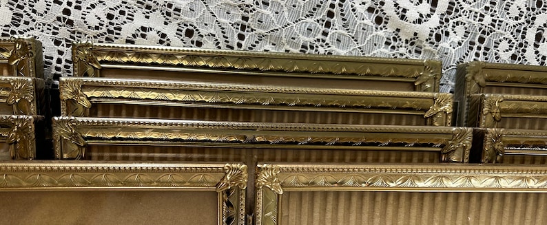 Vintage Metalcraft Intricate Fan Pattern Corner Caps Triple Double ...