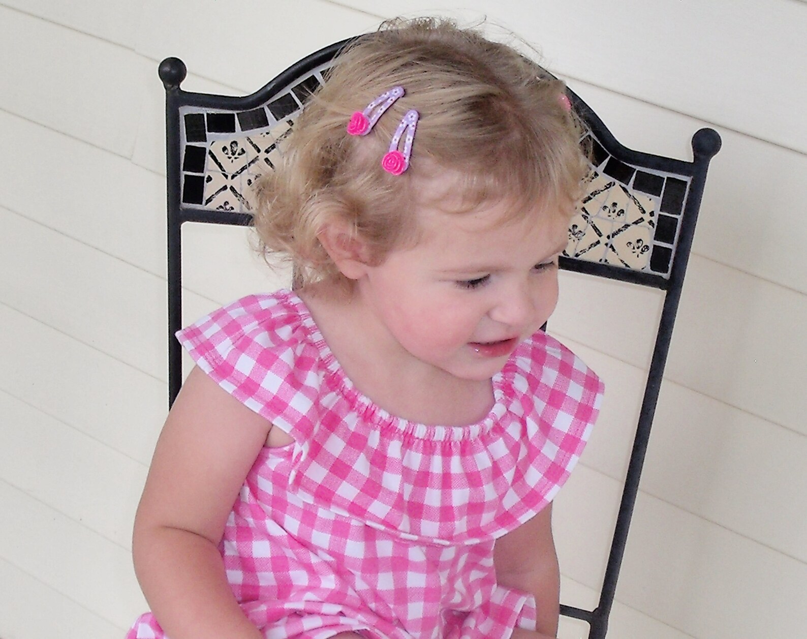 Toddler Flower Hair Pins Baby Hair Pins 2pc Purple and Pink - Etsy