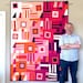 Modern Quilt Pattern Tilted Tiles, a Semi-improv Quilt Pattern by Felt ...