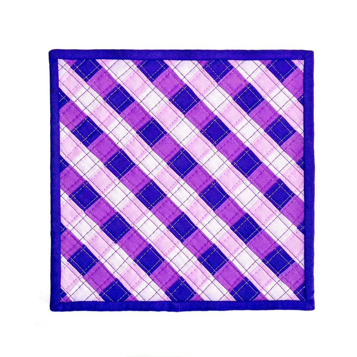 Modern Mini Quilt Block Pattern, Micro Mini Gingham, a Digital ...