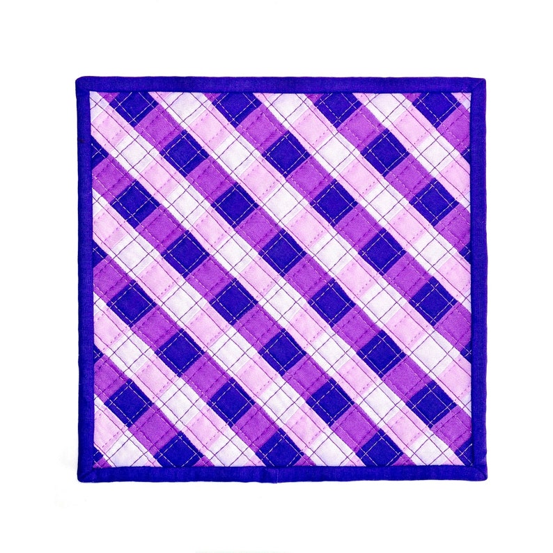 Modern Mini Quilt Block Pattern, Micro Mini Gingham, a Digital ...