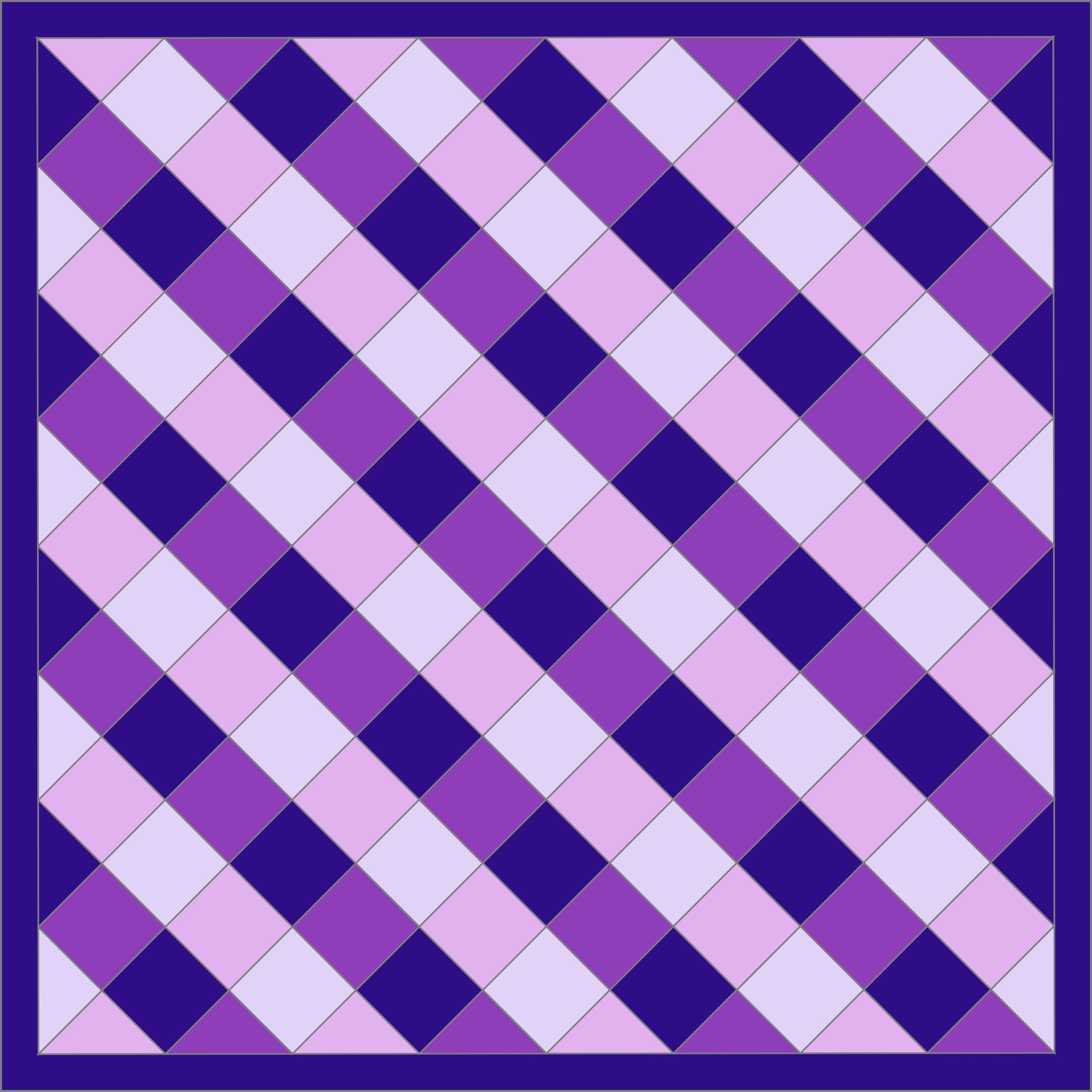 Modern Mini Quilt Block Pattern, Micro Mini Gingham, a Digital ...