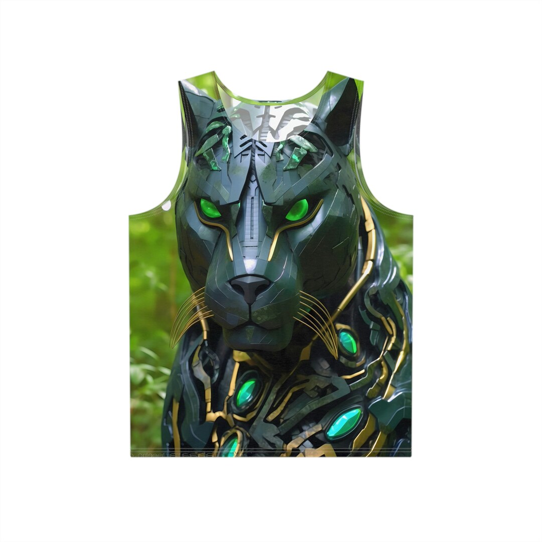 Obsidian Black Panther Custom Sublimation Print All-over Design Tank ...