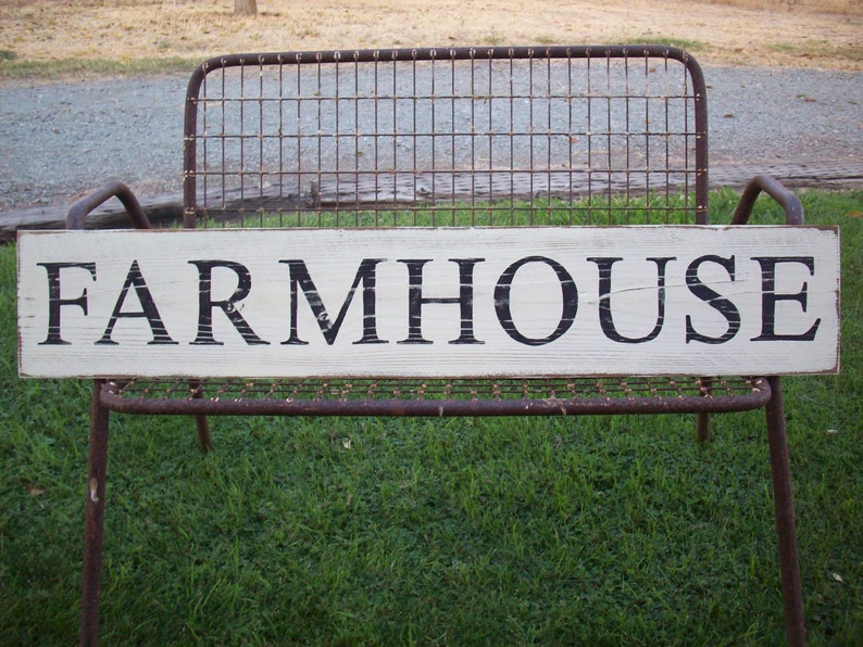 Large Farmhouse Sign / Rustic Wood Sign / Farmhouse Decor / | Etsy