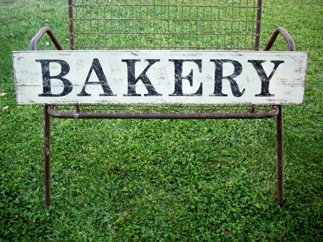 BAKERY Sign / Farmhouse Kitchen Sign / French Country Decor / Country ...