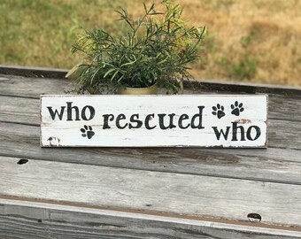 Rescue Dog Sign - Etsy
