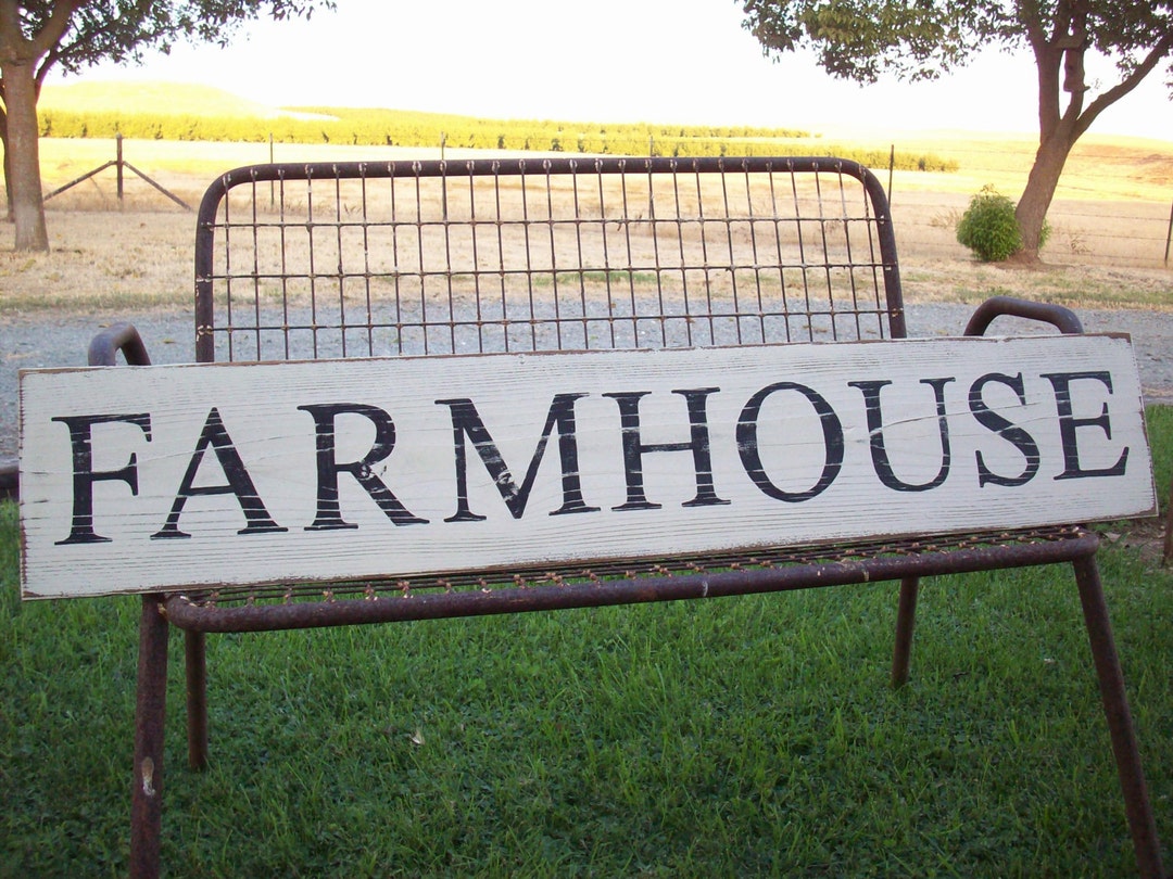 Large Farmhouse Sign / Rustic Wood Sign / Farmhouse Decor / Kitchen ...