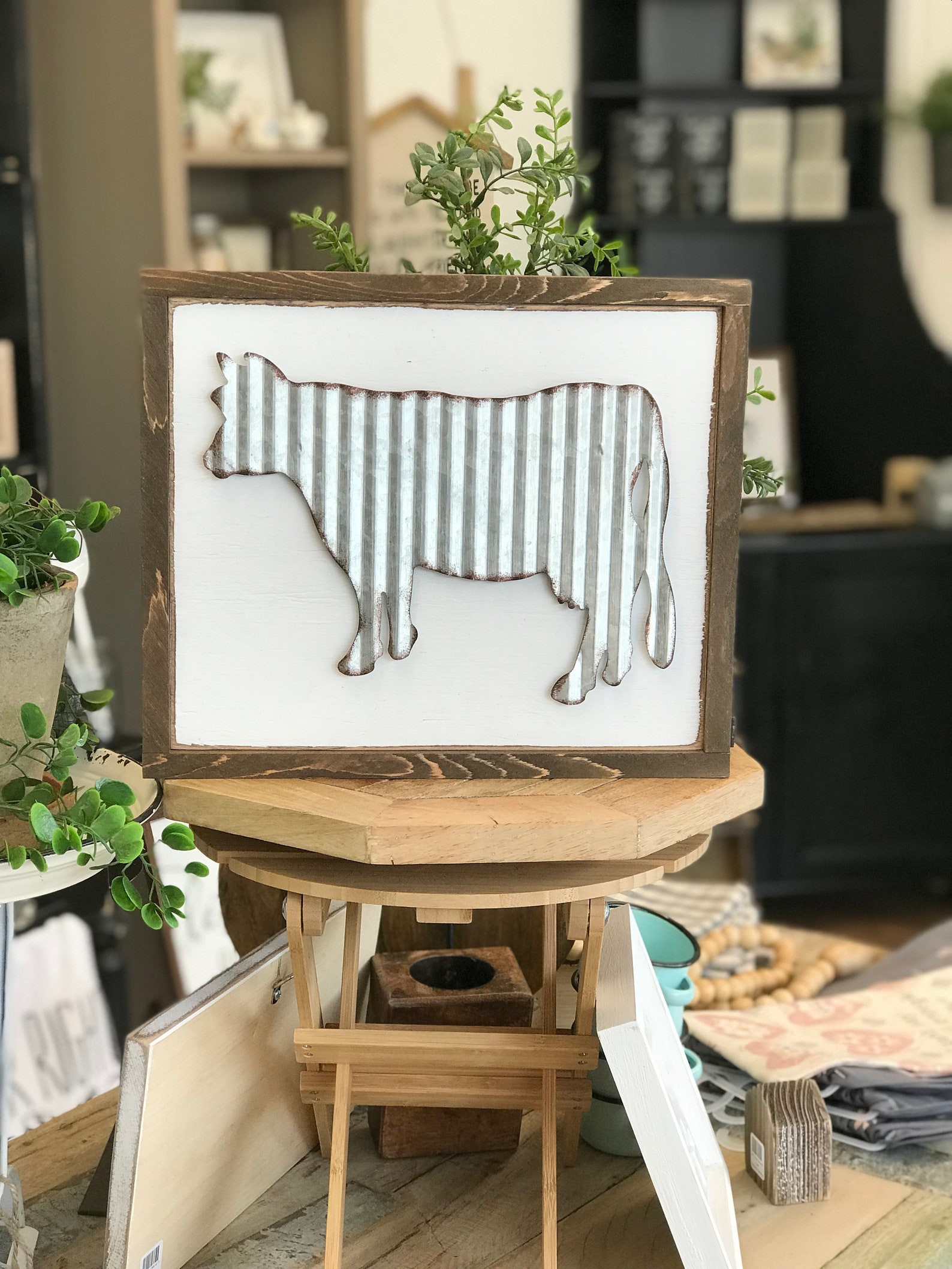Cow Themed Decor / Country Farmhouse Wall Decor / Metal Farm - Etsy