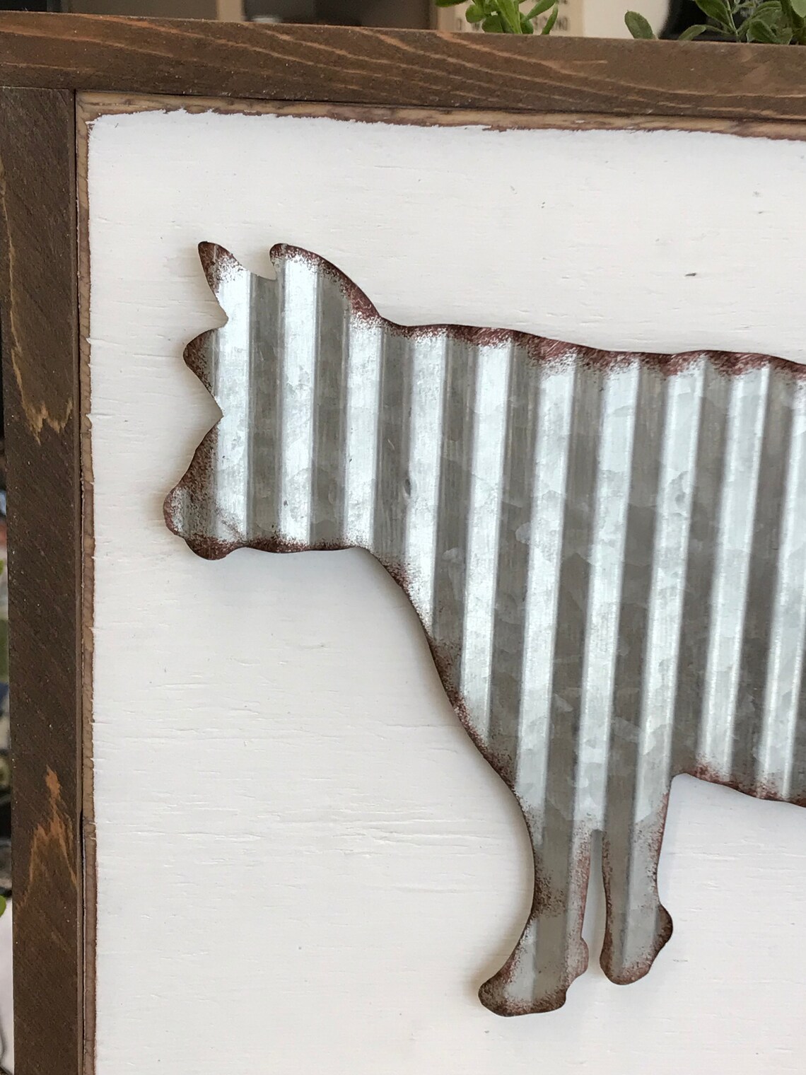 Cow Themed Decor / Country Farmhouse Wall Decor / Metal Farm - Etsy