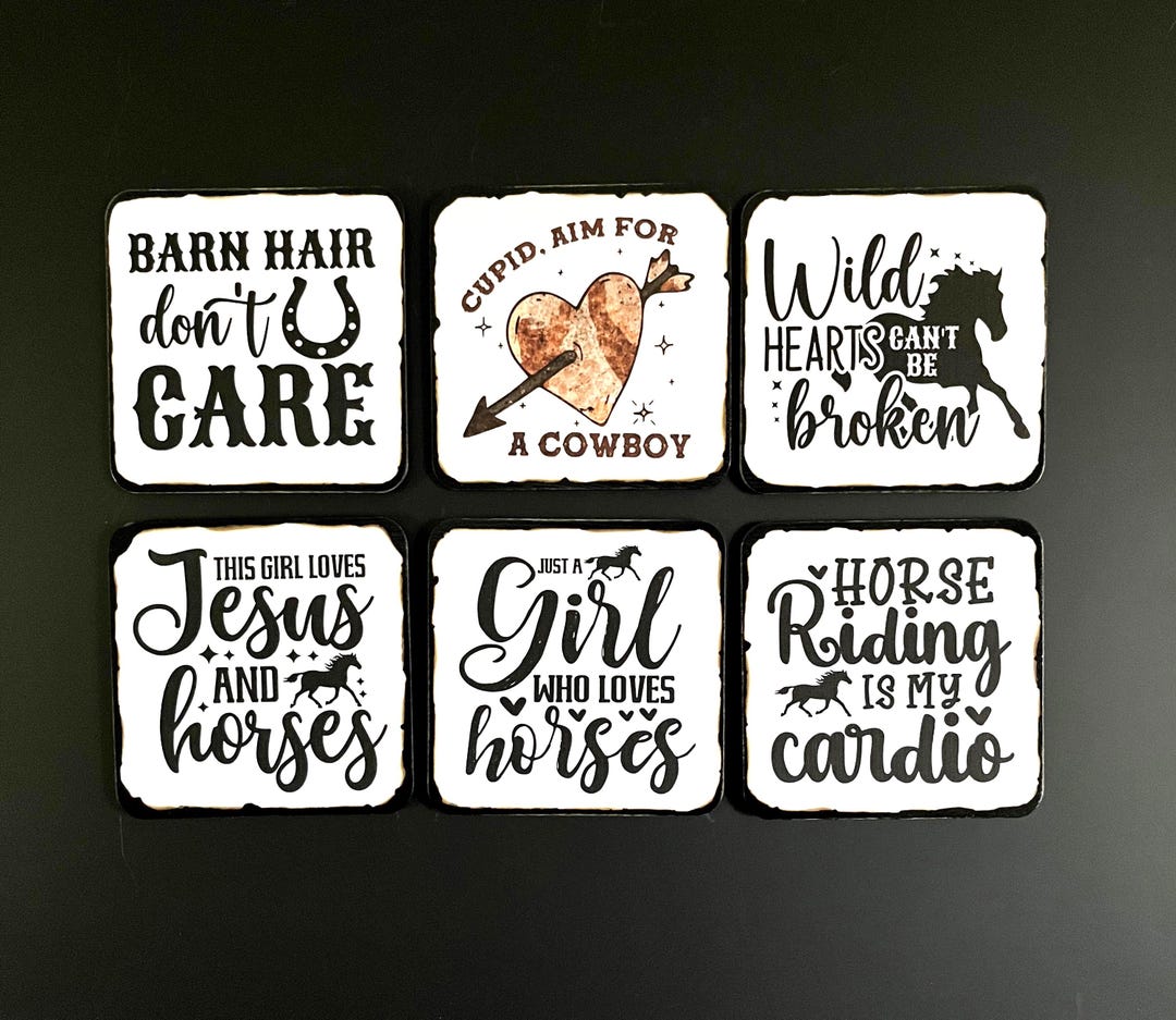 Western Cowgirl Magnets / Refrigerator Magnets / Collection for the ...