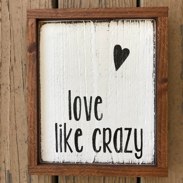 Love Like Crazy Sign - Etsy