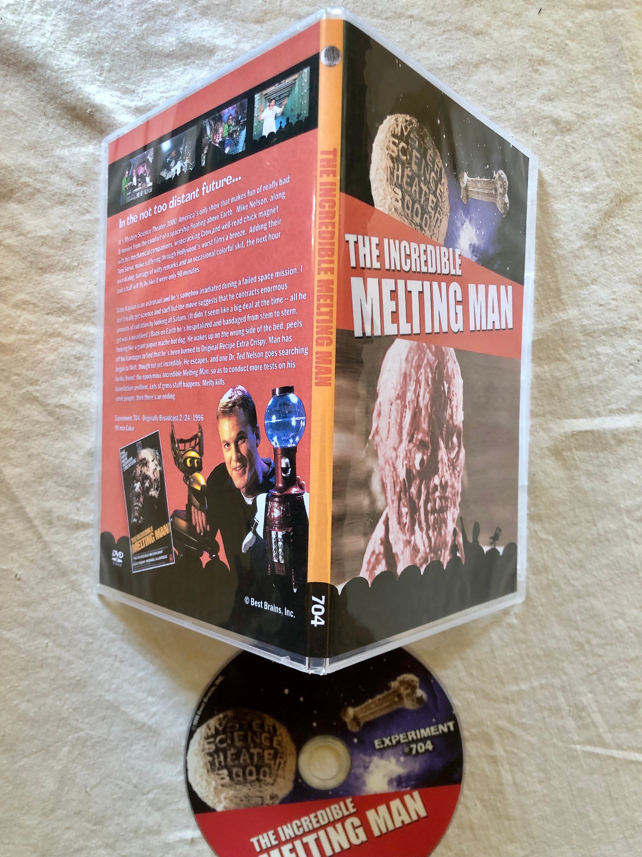 Mystery Science Theater 3000 Ep. 704 the Incredible Melting Man DVD MST3K - Etsy