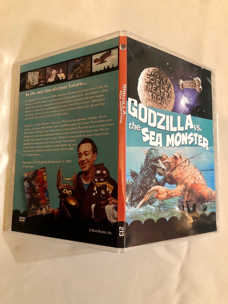 Mystery Science Theater 3000 Ep. 213 Godzilla Vs the Sea Monster DVD - Etsy
