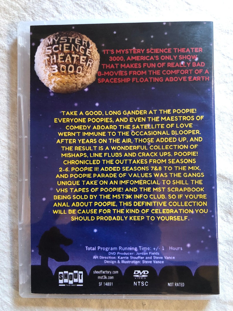 Mystery Science Theater 3000 the Complete Poopie! DVD MST3K - Etsy