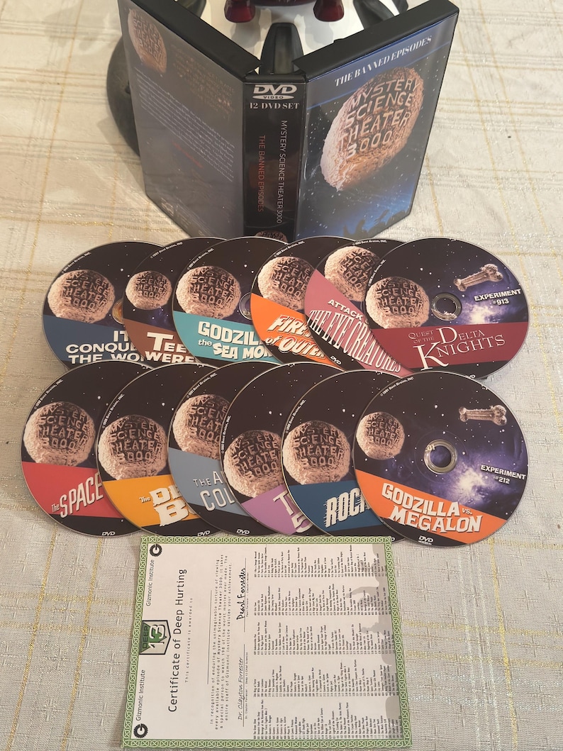 Mystery Science Theater 3000 Banned Episodes 12 Dvd Box Set! - Etsy