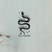 Snake Library Stamp, Custom Self Inking Ex Libris Stamp, Book Plate ...