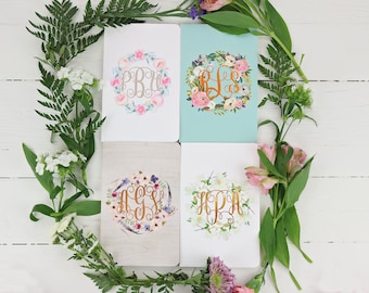 Monogram book | Etsy