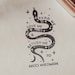 Snake Library Stamp, Custom Self Inking Ex Libris Stamp, Book Plate ...
