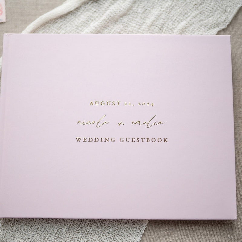 Pink Guest Book - Etsy