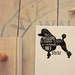 Poodle Return Address Stamp, Dog Owner Gift, Wooden Handle, Custom ...