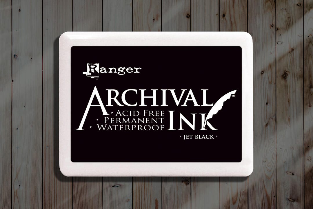 Ranger Archival Ink Pads: Waterproof Stamp Ink, Black, Brown, Blue, Red ...