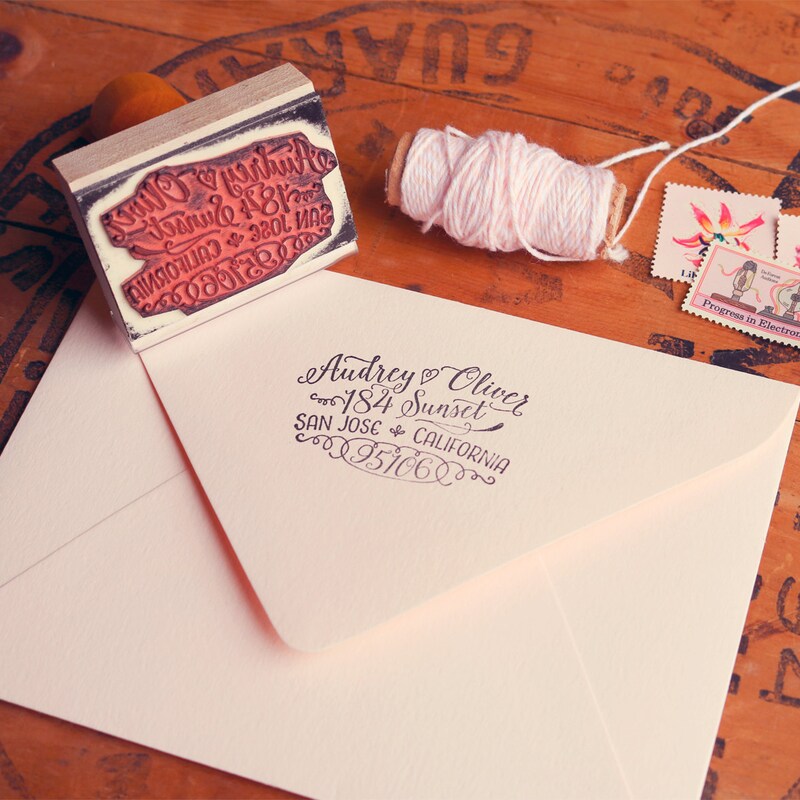 Wedding Invite Stamp - Etsy