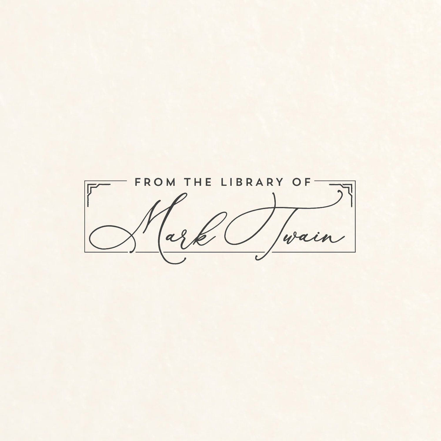 Signature Library Stamp Custom Self Inking Ex Libris Stamp - Etsy