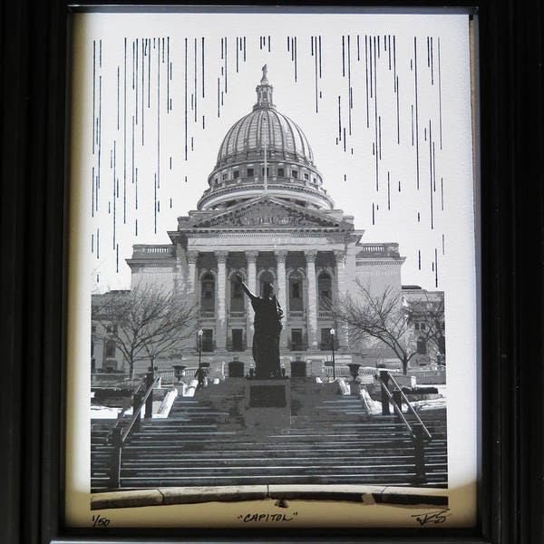 Wisconsin Capitol - Etsy
