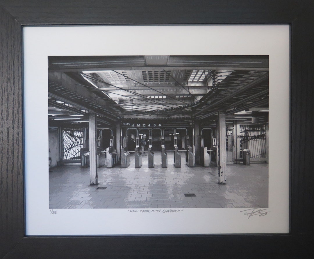 NYC, New York, nyc Subway,black and White, Photography, Illustration ...