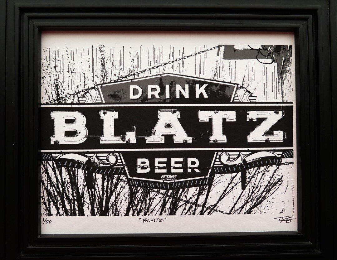 Milwaukee Art, blatz, Beer, Milwaukee, Wisconsin, Urban, Street Sign ...