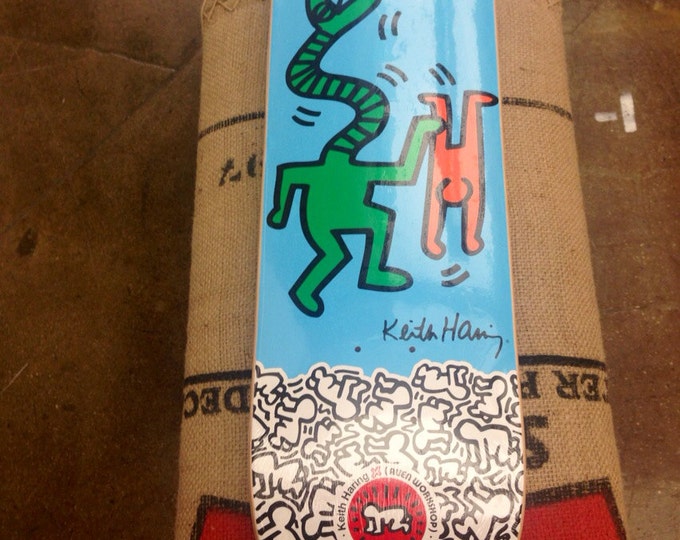 KEITH HARING Dylan RIEDER Skateboard Deck Rare - Etsy