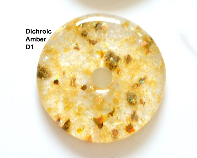 Fused Glass Disc, Dichroic Options - Etsy