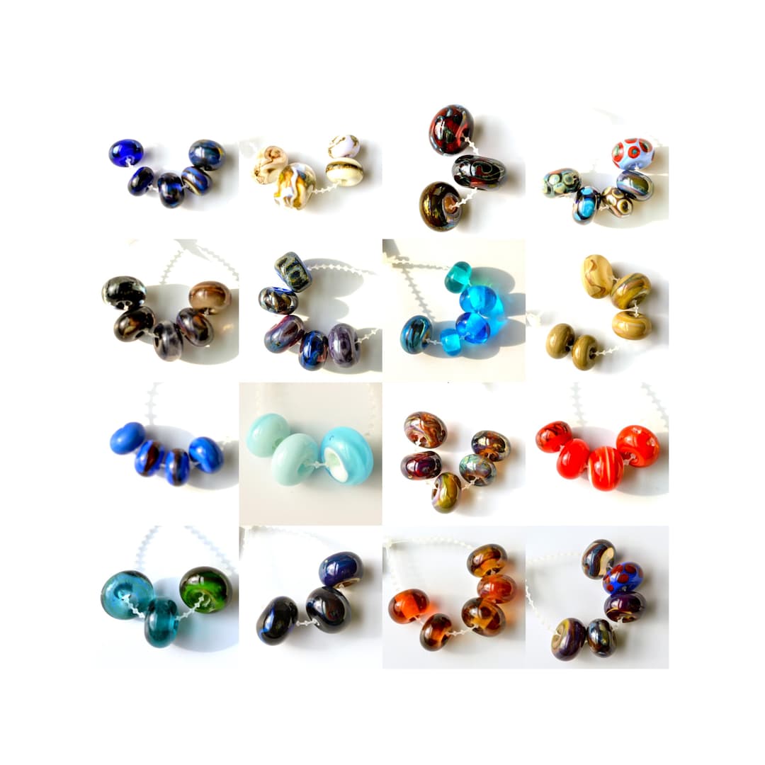 Glass Lampwork Bead Sets, Orphans, Sets 101-158, Multiple Options - Etsy