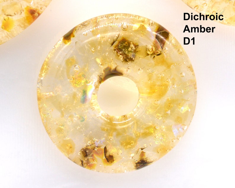 Fused Glass Disc, Dichroic Options - Etsy