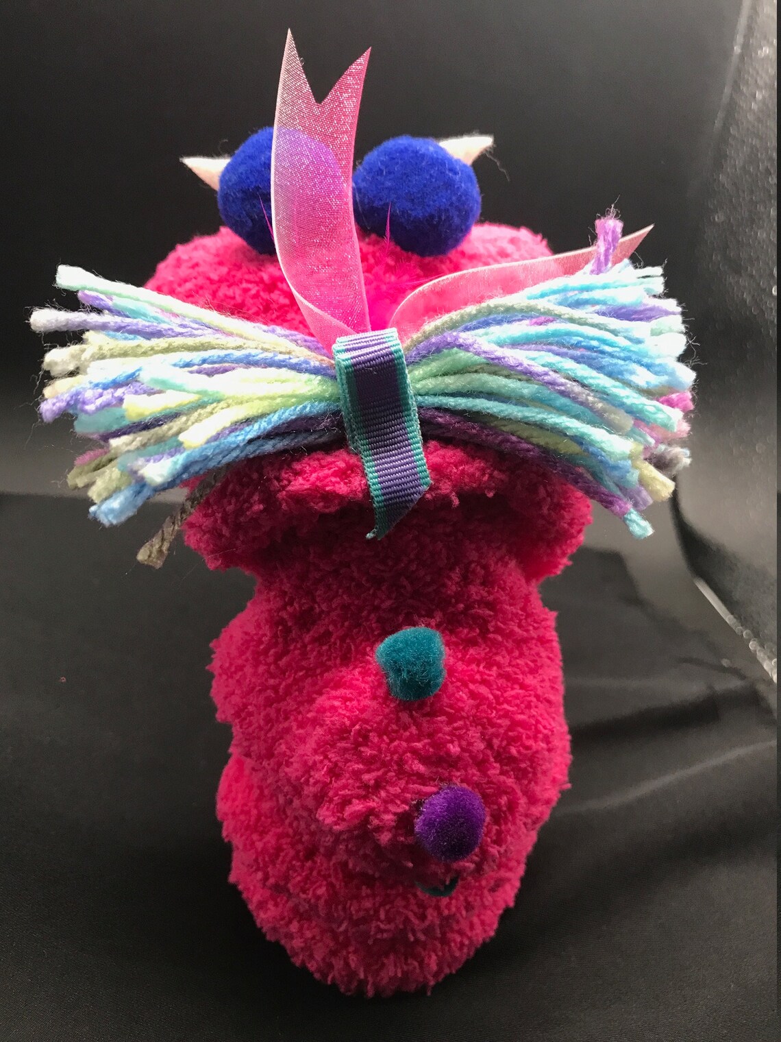 Sock Puppet Hot Pinky OOAK Sock Puppet FREE SHIPPING - Etsy