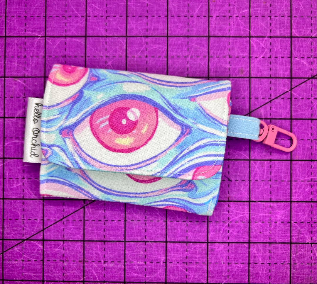 Creepy Eyes Trifold Wallet Card Holder - Etsy