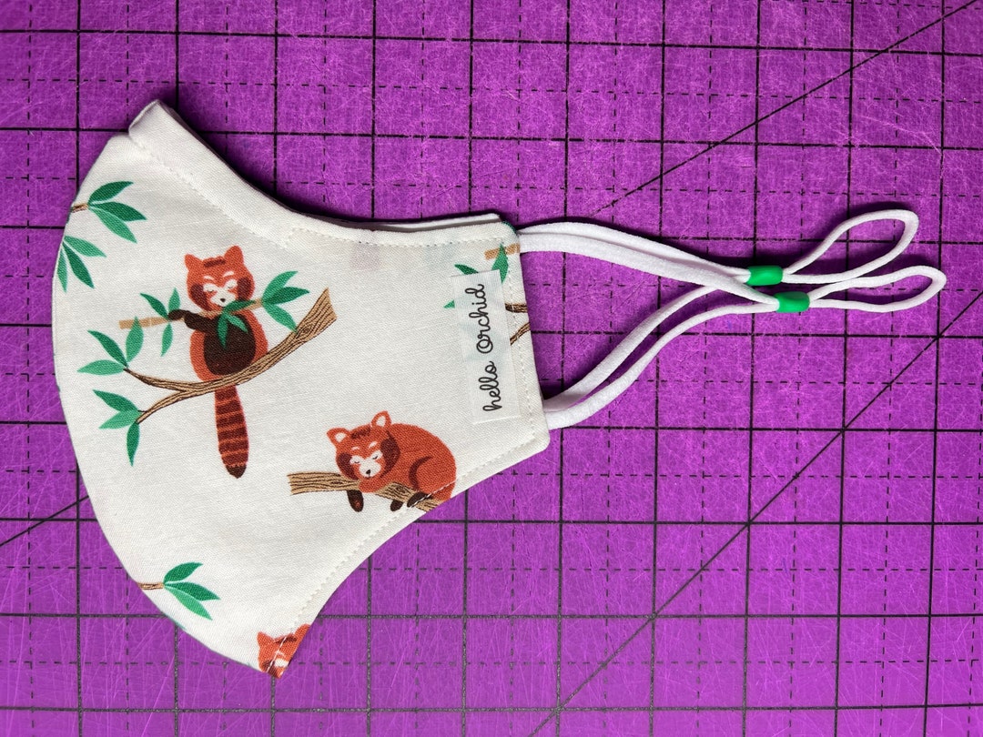 Face Mask Red Pandas - Etsy